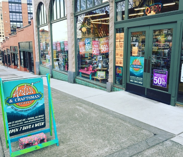 Artist & Craftsman Store Front - Clever Neighbor